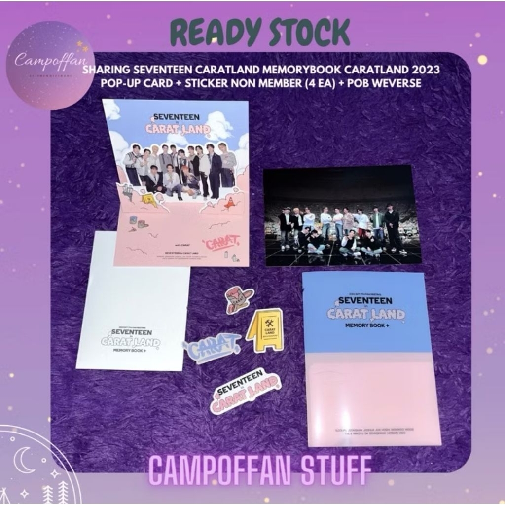 Jual [READY] SEVENTEEN MEMORYBOOK 7th FANMEETING CARATLAND + DIGITAL ...