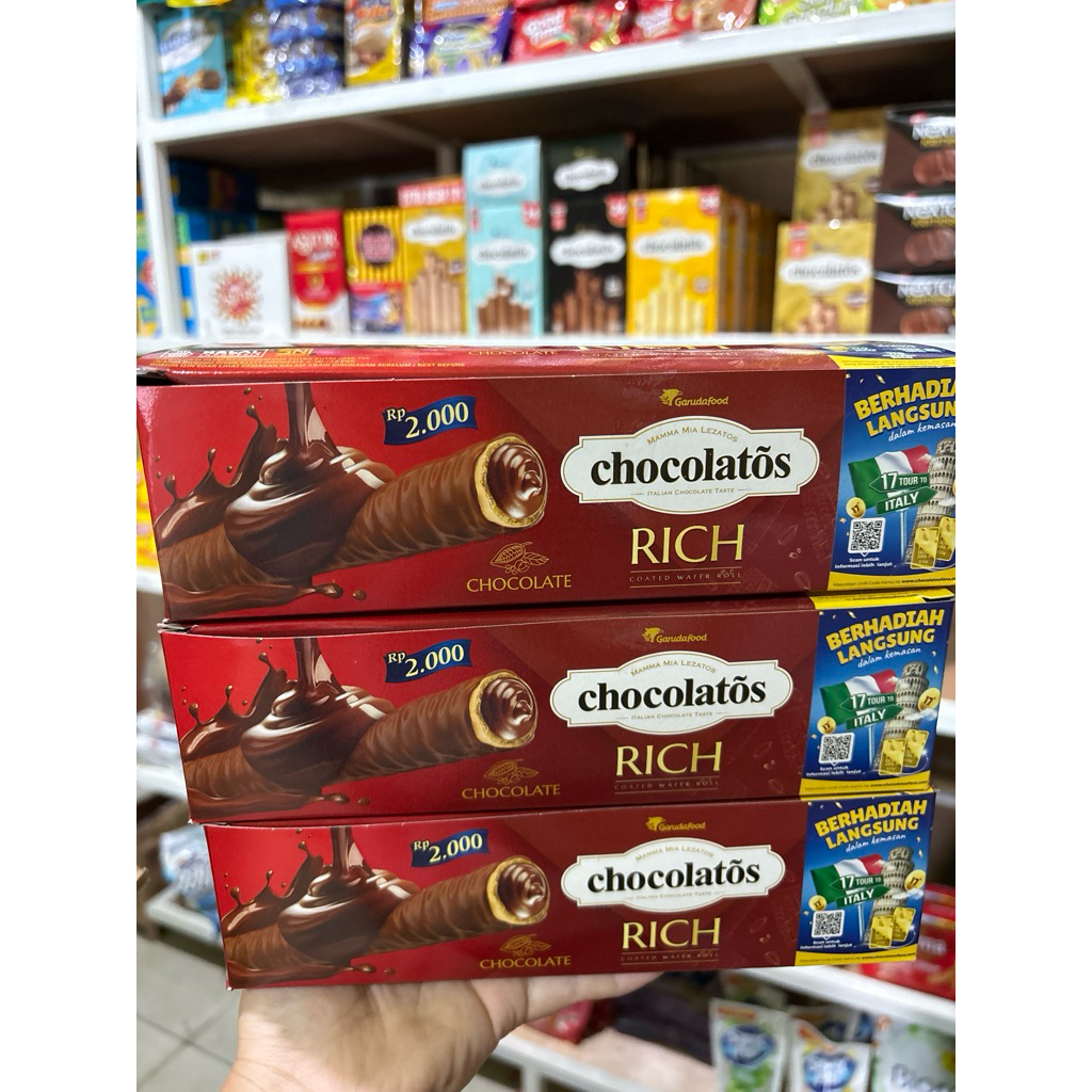 Jual chocolatos rich 1box isi 12pcs (grosir) | Shopee Indonesia