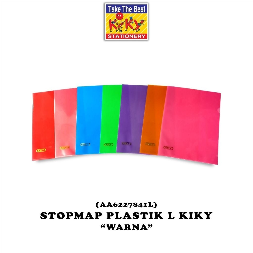 Jual MAP L KIKY STOPMAP PLASTIK TRANSPARAN / STOPMAP PLASTIK KIKY 1PAK ...