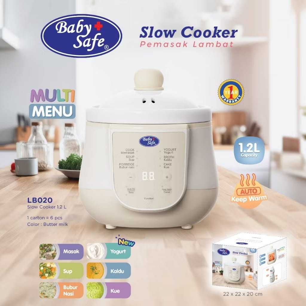 Jual Baby Safe Slow Cooker 1.2L LB020 | Slow cooker mpasi bayi | food ...