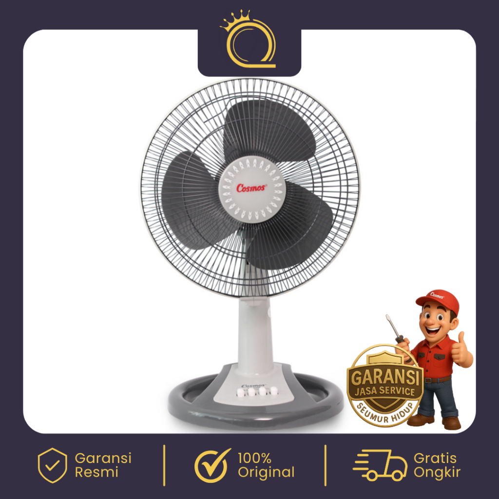 Jual Cosmos Kipas Angin Meja 12 Inch 12-DSE Desk Fan 3 Level Kecepatan ...