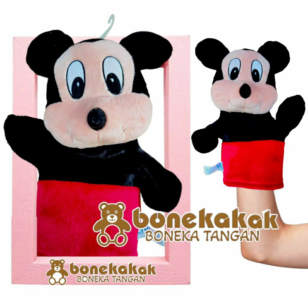 Jual boneka mickey mouse boneka tangan / handpuppet / boneka dongeng ...