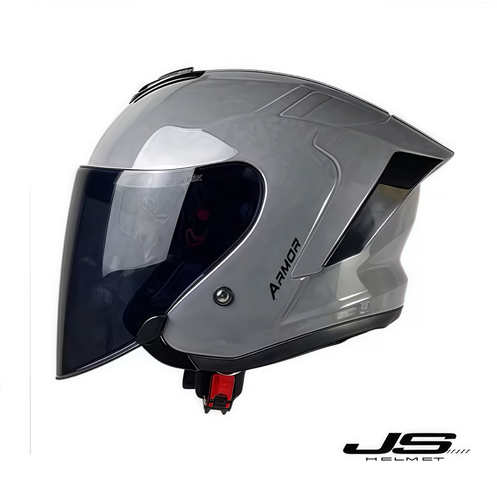 Jual Helm JS ARMOR Half Face Solid ORIGINAL SNI – Helm Motor Half Face ...