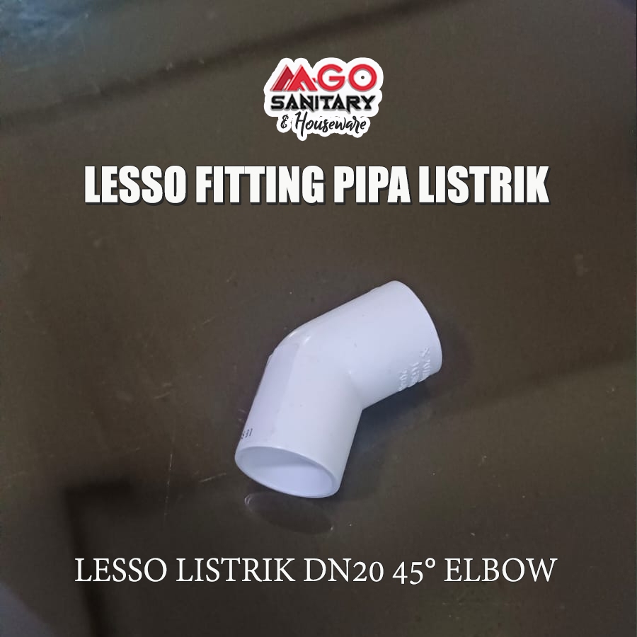 Jual LESSO Fitting Pipa Listrik PVC Conduit Original | Shopee Indonesia
