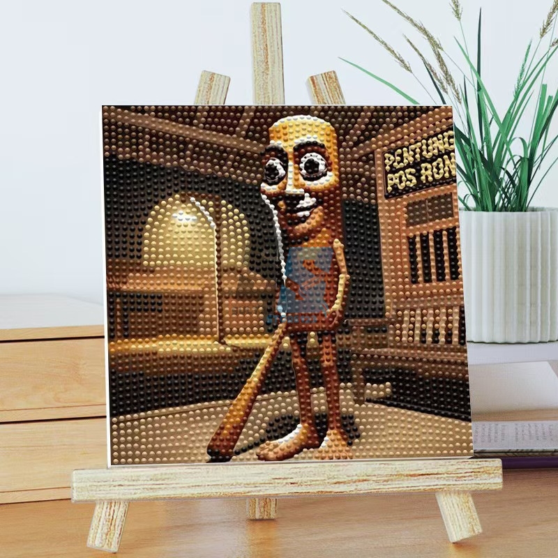 Jual SANRIO STIKER DIAMOND PAINTING LABUBU FRAME BINGKAI UKURAN 18 CM ...