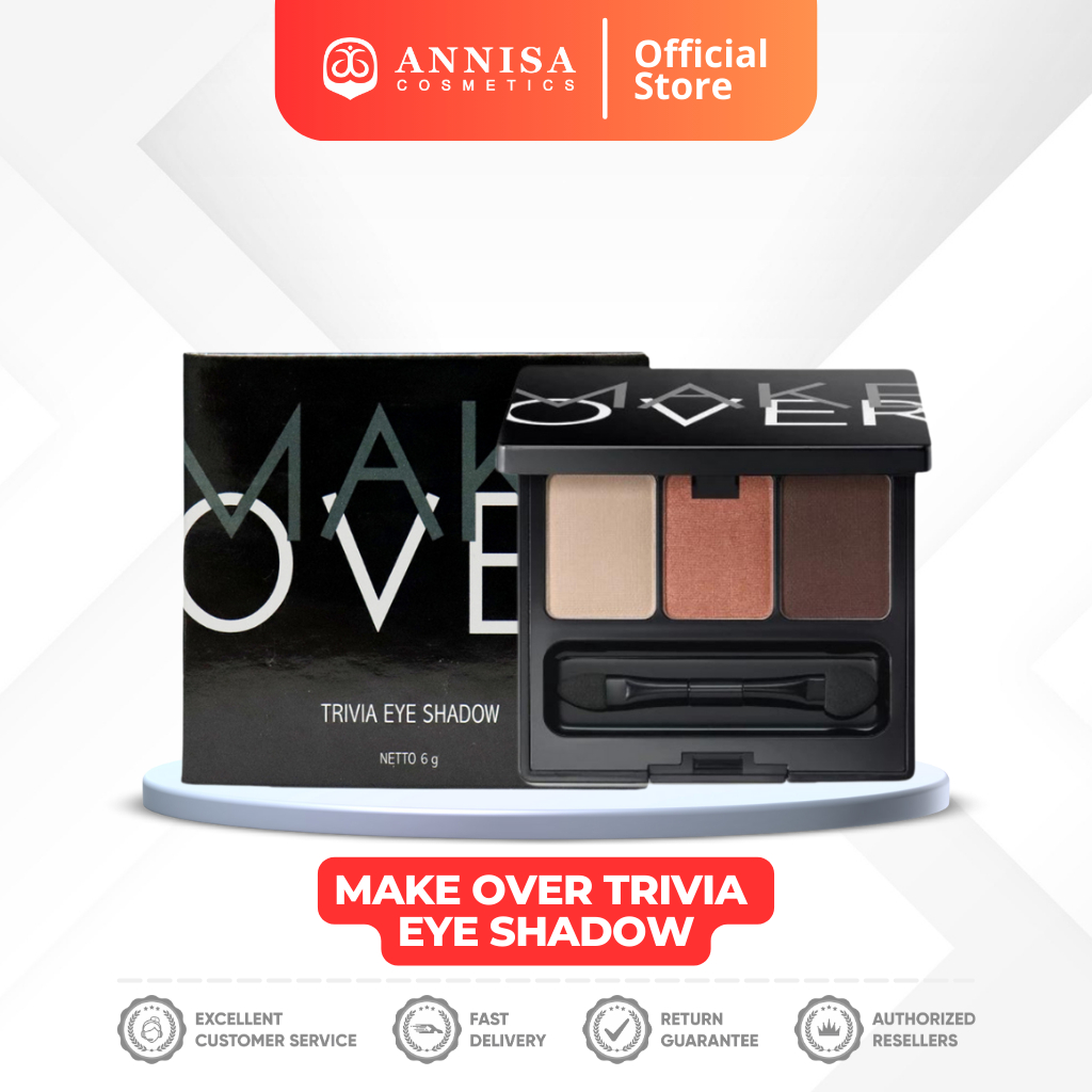 Jual Make Over Trivia Eye Shadow 6 G ALL SHADE | Shopee Indonesia