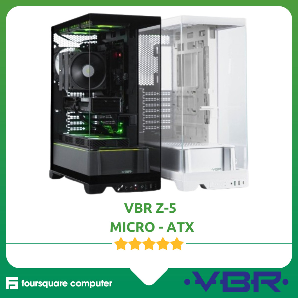 Jual VBR Z5 Dual Chamber Case Black & White | PC Casing M-ATX | CPU ...