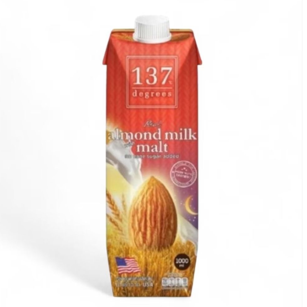Jual 137 Degrees Almond Milk w Malt 1L&180ml | Shopee Indonesia
