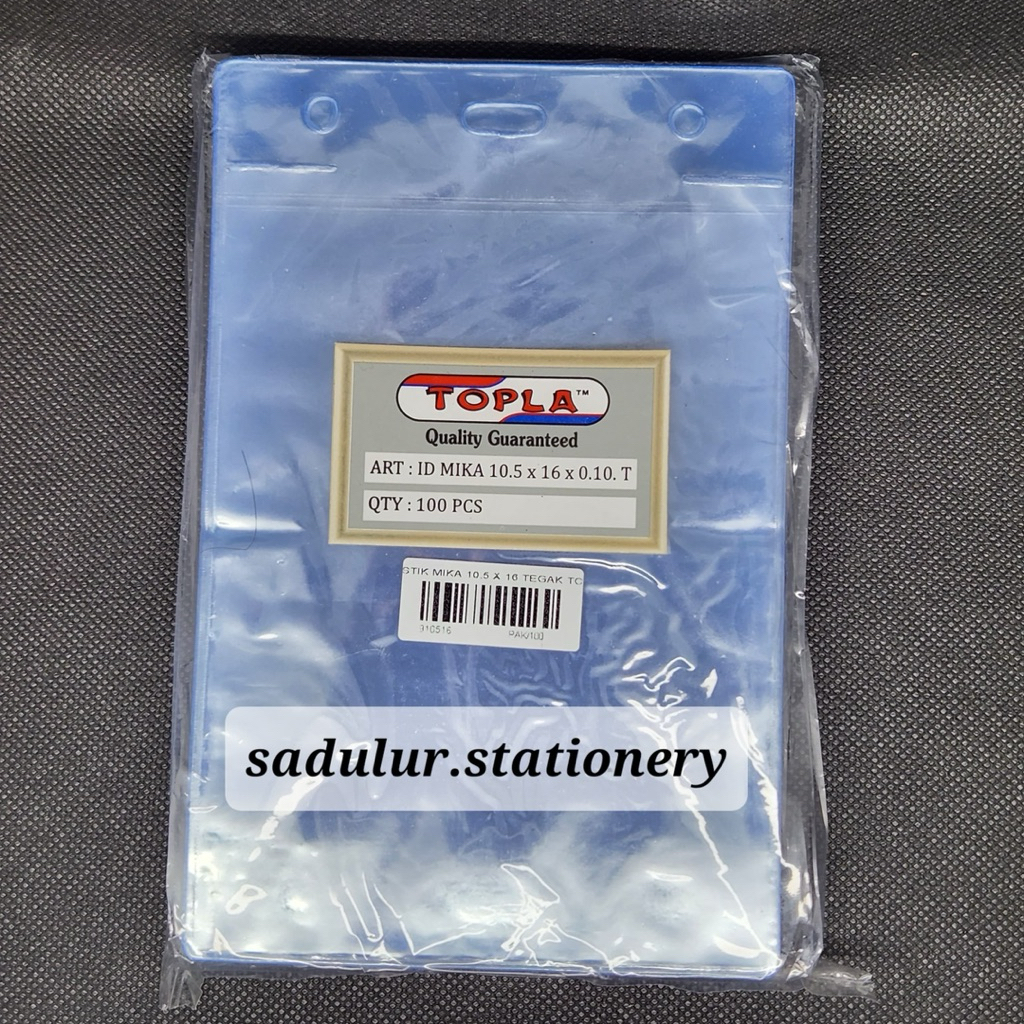 Jual Plastik name tag / plastik ID card / plastik ujian/ mika ID card ...