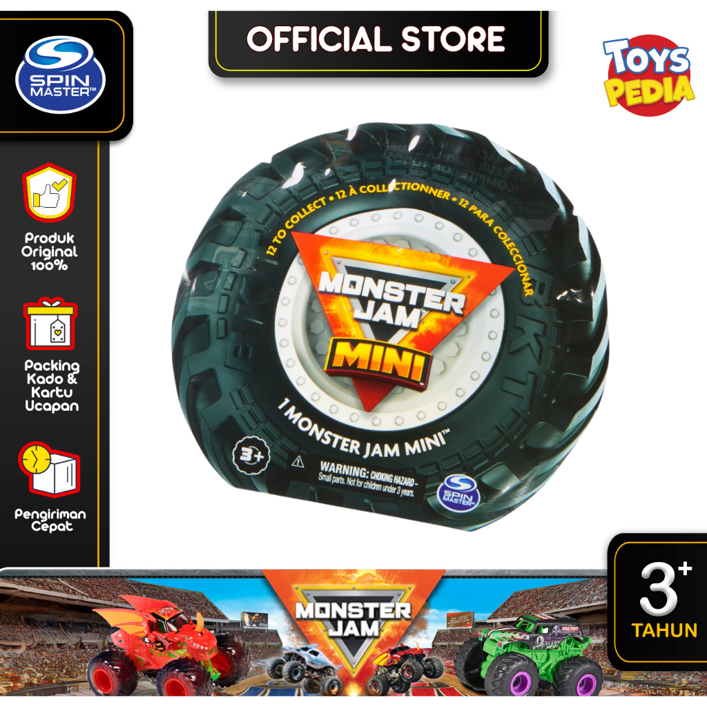 Jual Mainan Monster Jam Mini Jams Single Pack (Random) | Shopee Indonesia