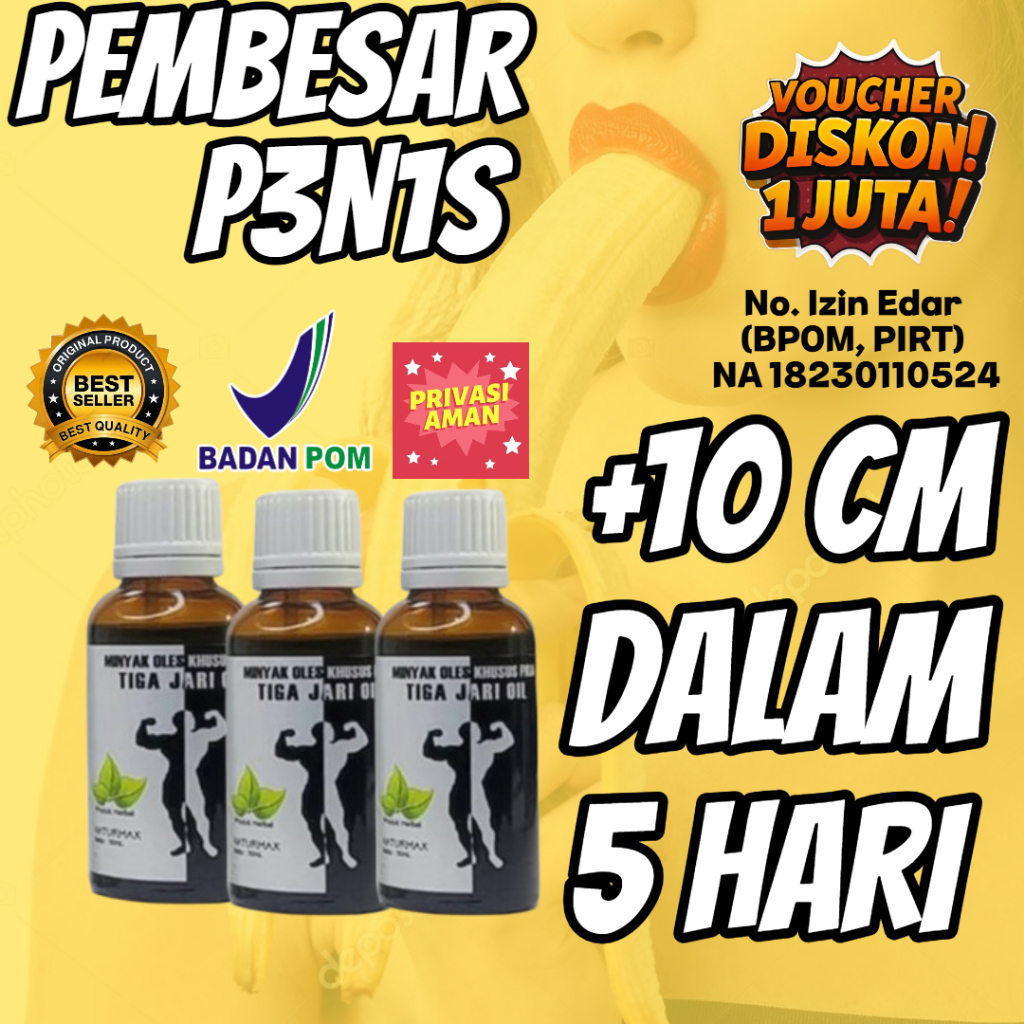 Jual HERBAL PEMBESARPENIS TIGA JARI HERBAL TRADISIONAL PEMBESAR PRIA BPOM AMPUH TANPA EFEK ...