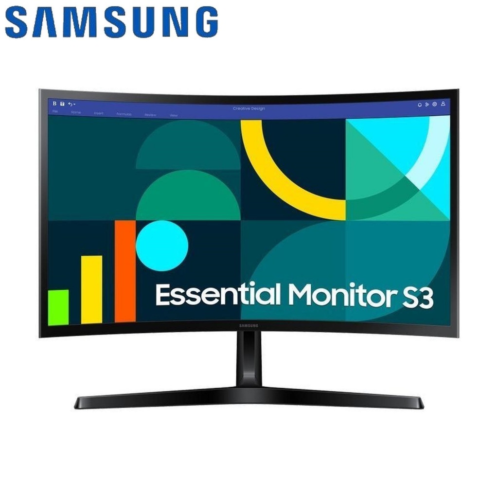 Jual Samsung S24D366 24 Inch Curved Essential Monitor - FHD VA 100Hz ...