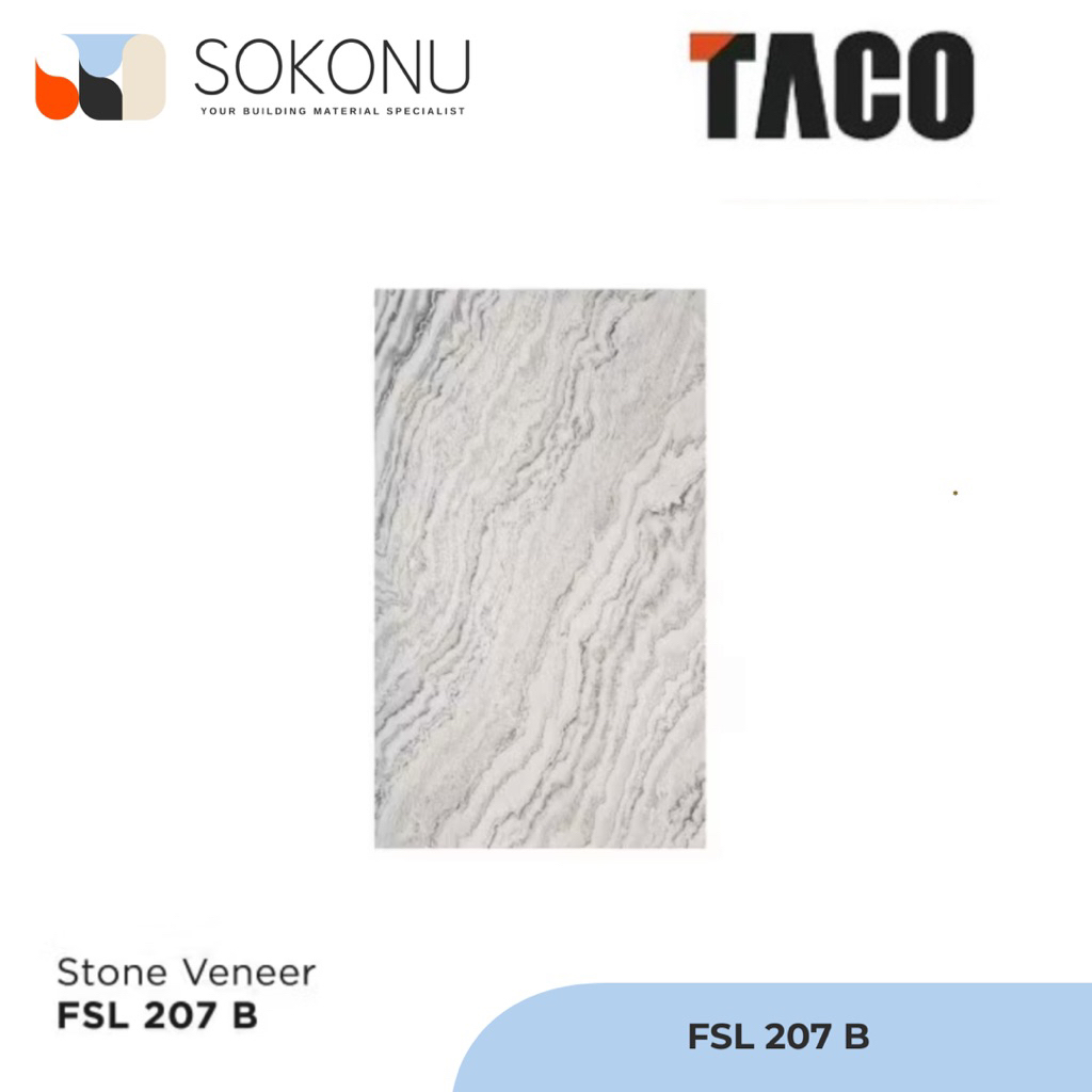 Jual TACO Fideco Wall Panel Stone Veneer Non Translucent Tebal 2mm ...