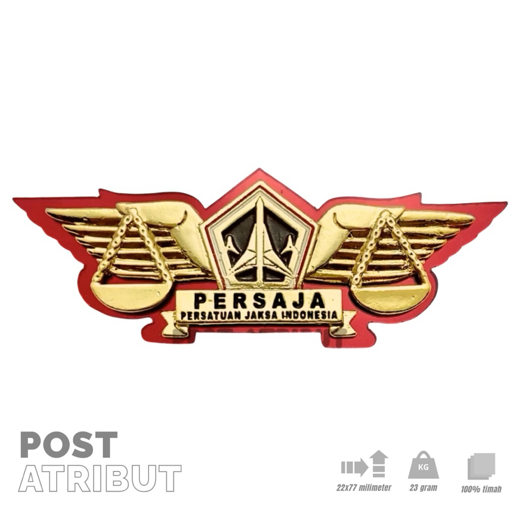 Jual TIMAH BREVET PERSAJA/PERSAJA/PIN PERSAJA/PIN JAKSA/KEJAKSAAAN ...