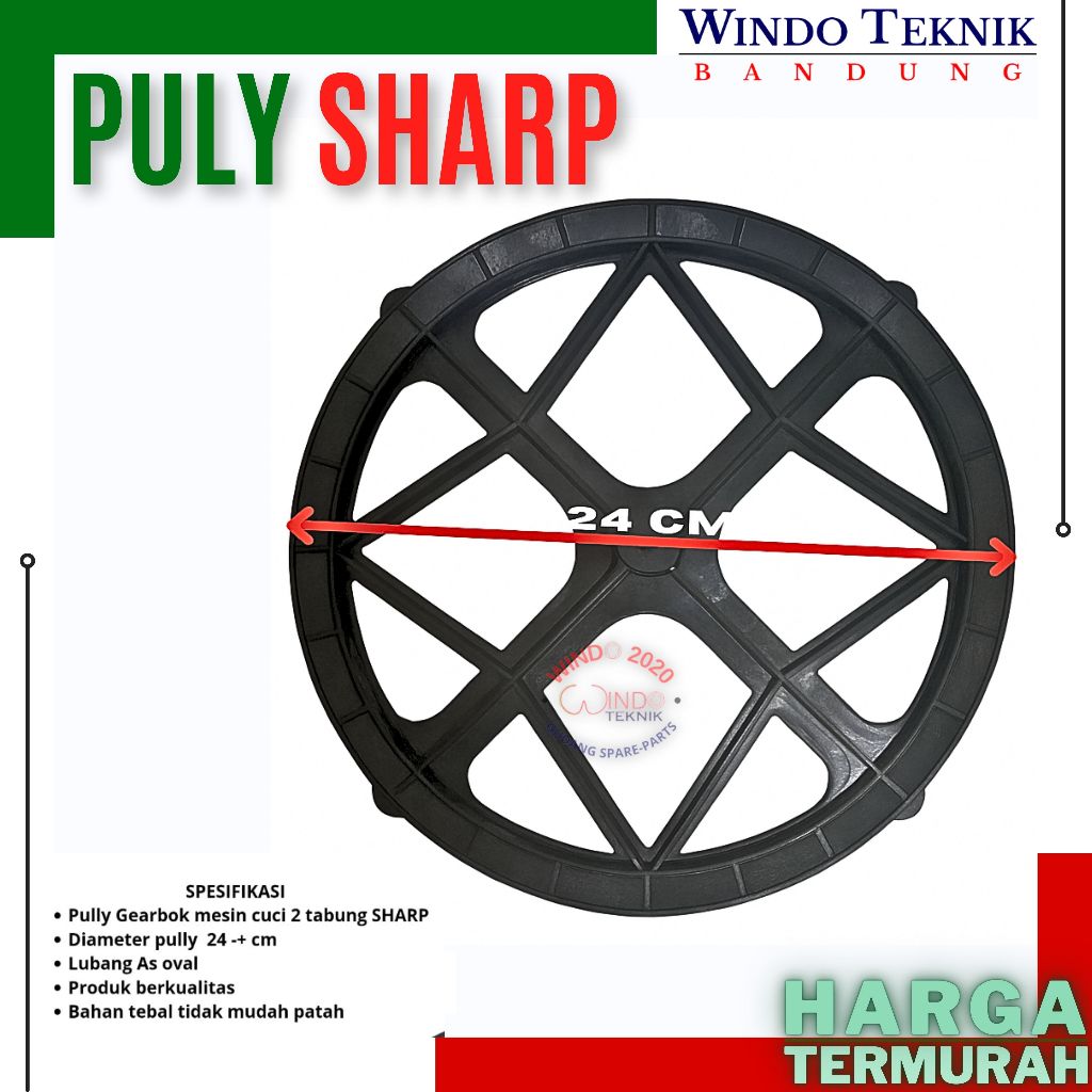 Jual PULY GEAR BOX MESIN CUCI SHARP | PULLY GEARBOX SHARP | PULLI ...