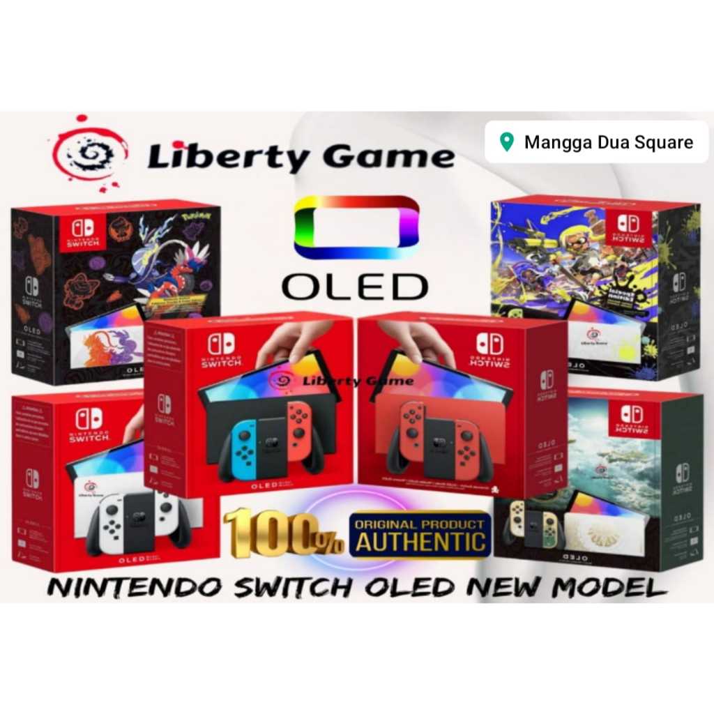 Jual Nintendo Switch OLED Model Version Console / Mesin / Switch OLED ...