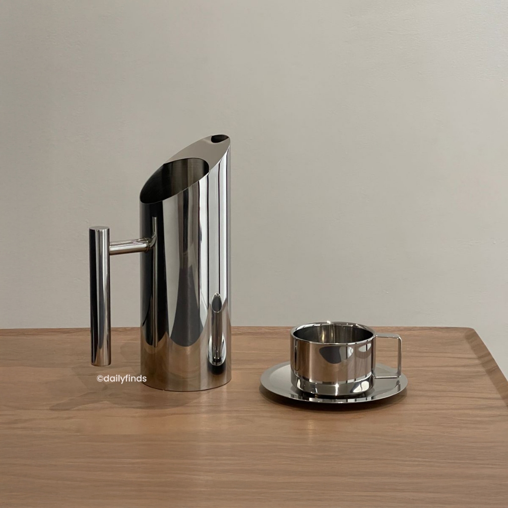 Jual Stainless Steel Chrome Water Pitcher | Teko Air Minimalis Estetik ...