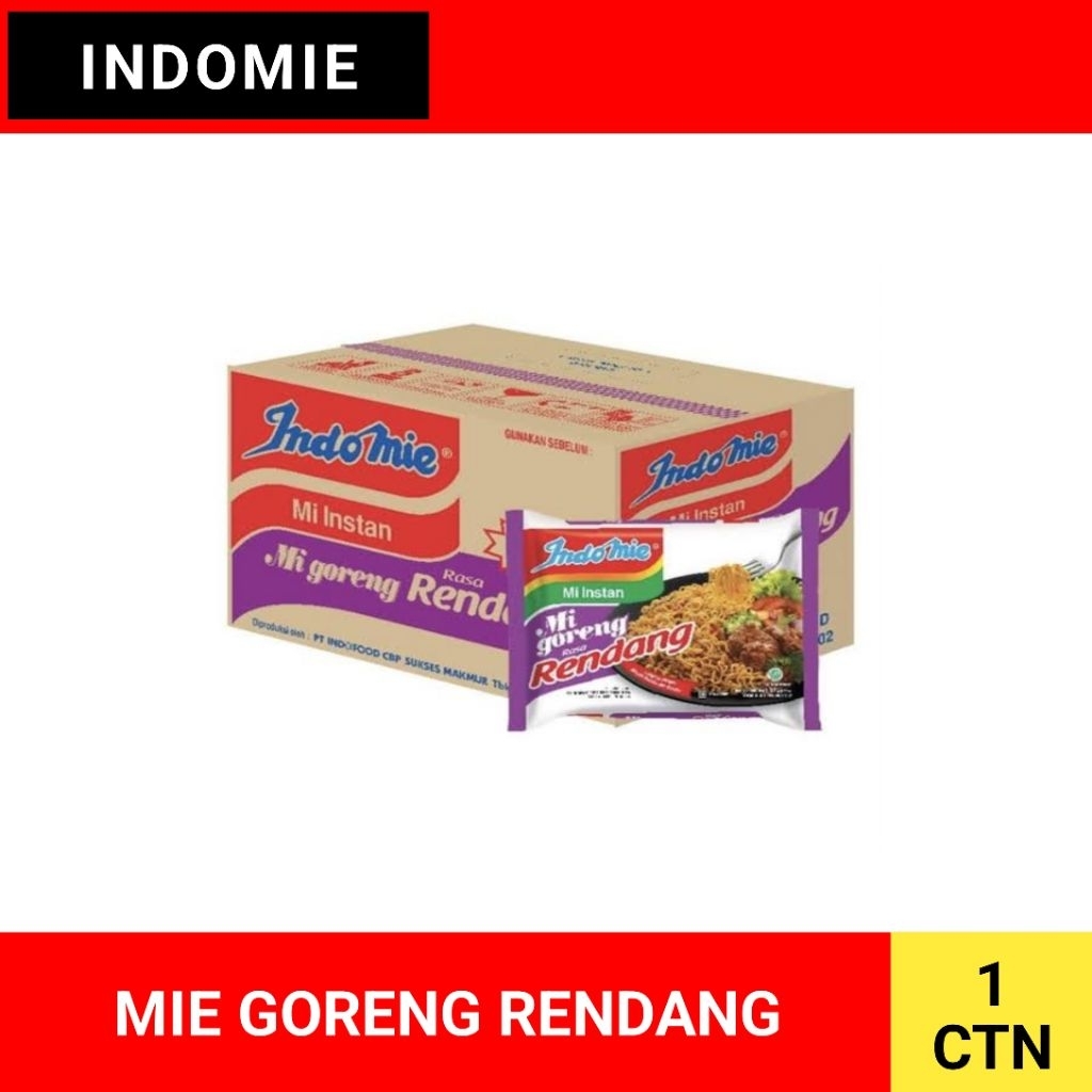 Jual INDOMIE Indomie goreng rendang 1 dus isi 40 pcs | Shopee Indonesia