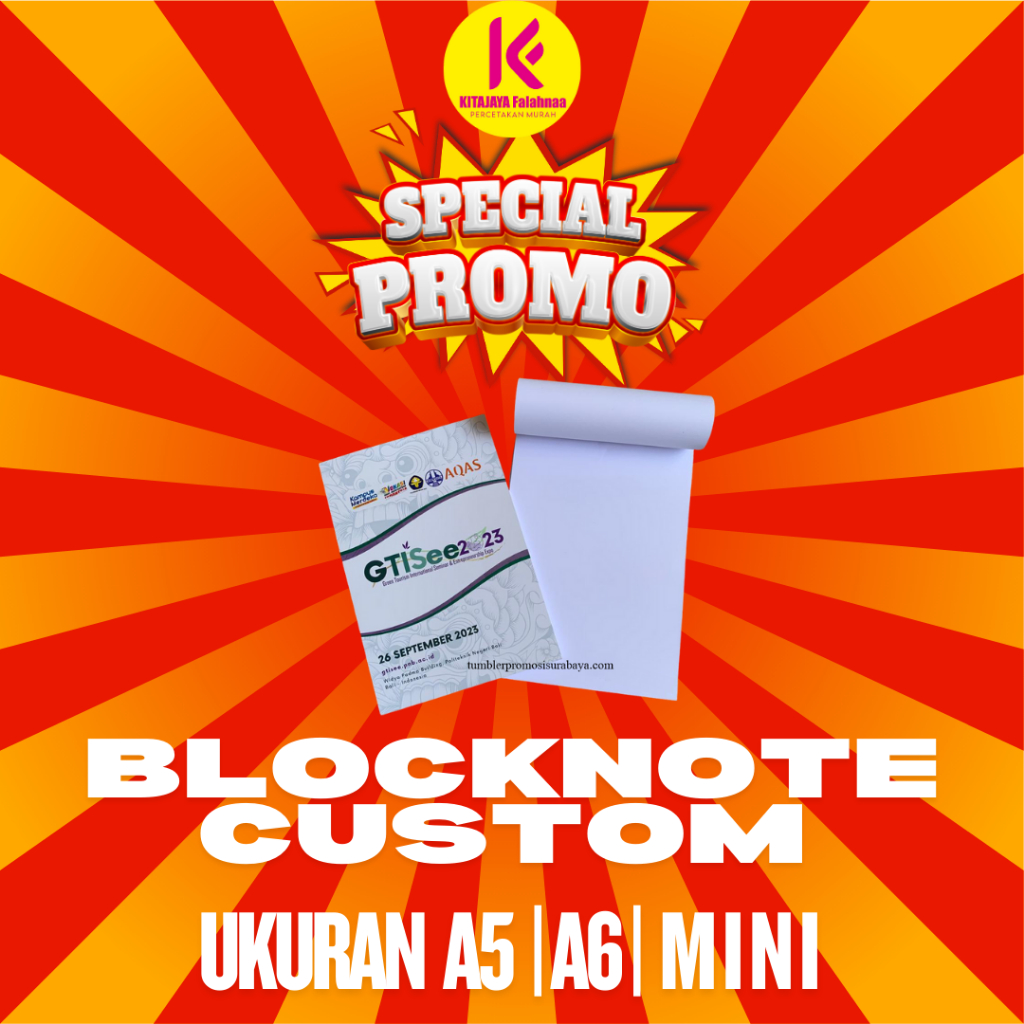Jual Custom Blocknote A5 Seminar Meeting MURAH | Shopee Indonesia