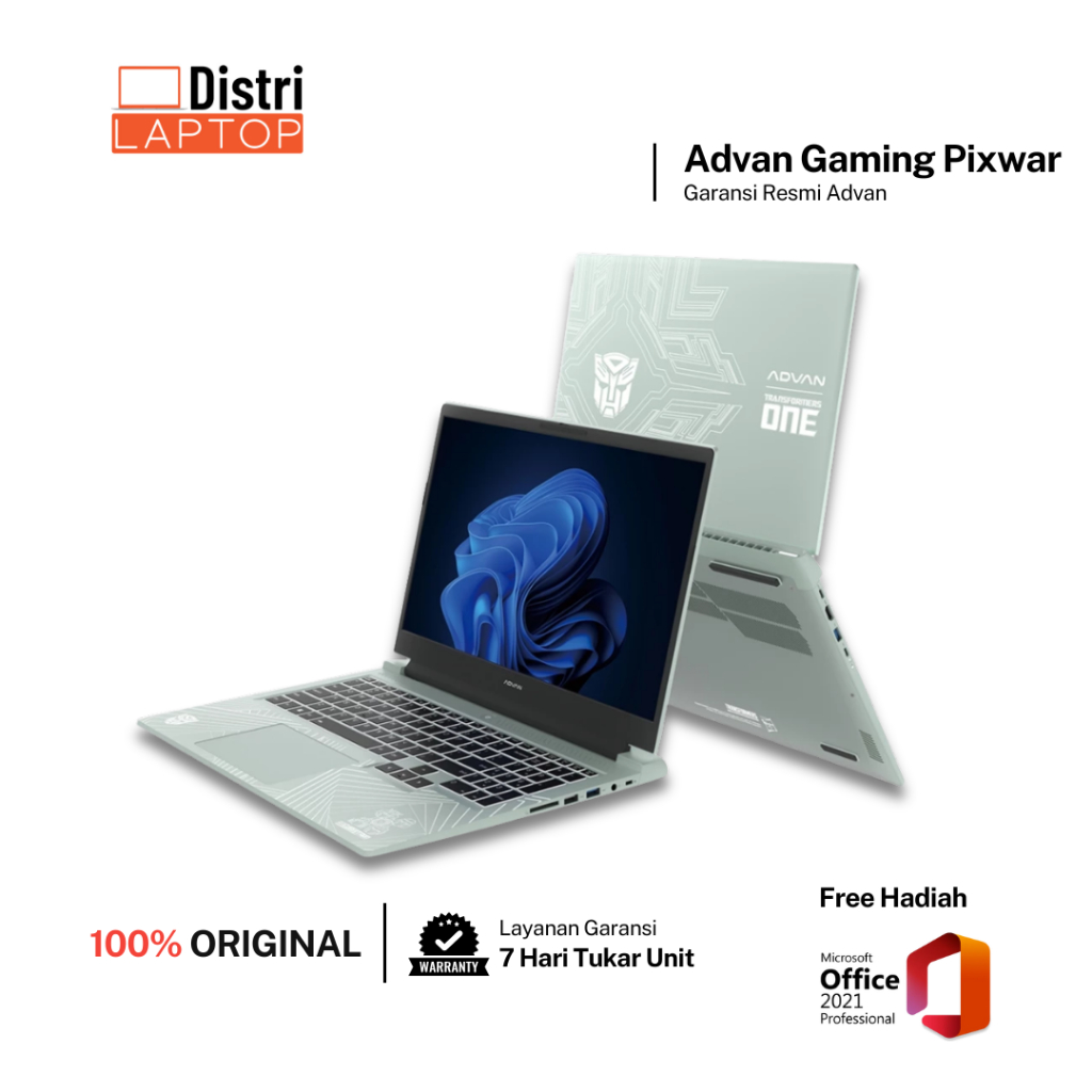 Jual Laptop Advan Pixwar R7-6800H 16GB/512GB 15.6" FHD Win11 Smart ...