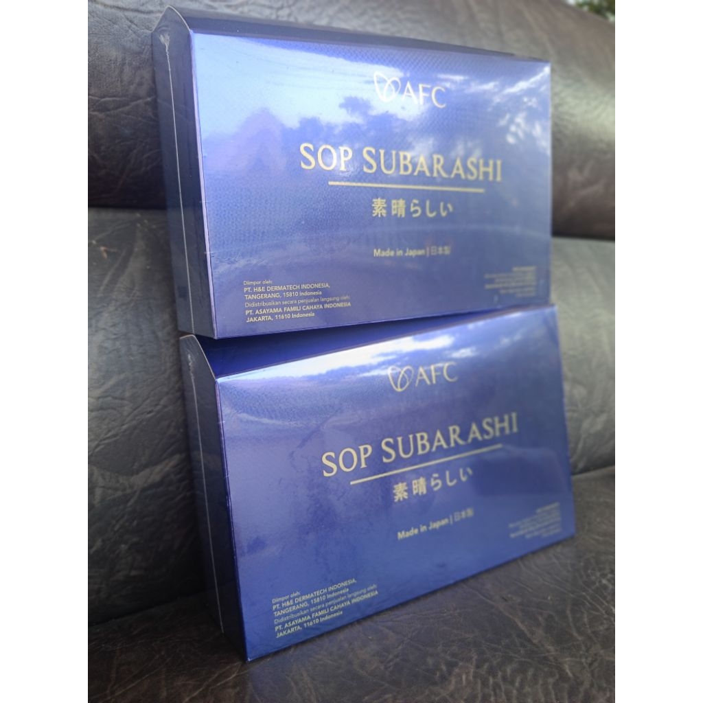 Jual 2 Box Subarashi Gold Exp 2028 AFC Original Japan | Shopee Indonesia