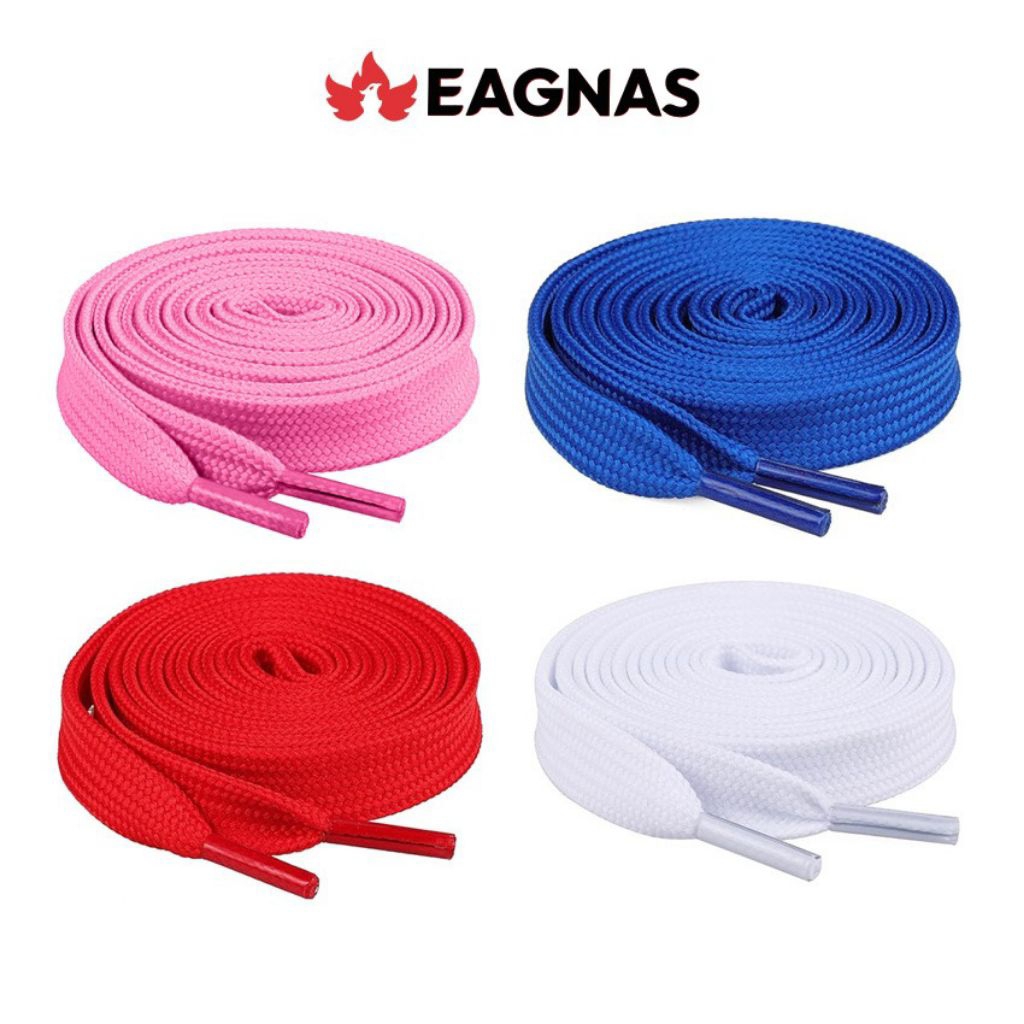 Jual Eagnas Tali Sepatu Murah Pipih Sneakers 105 - 120 cm - Pink Biru ...