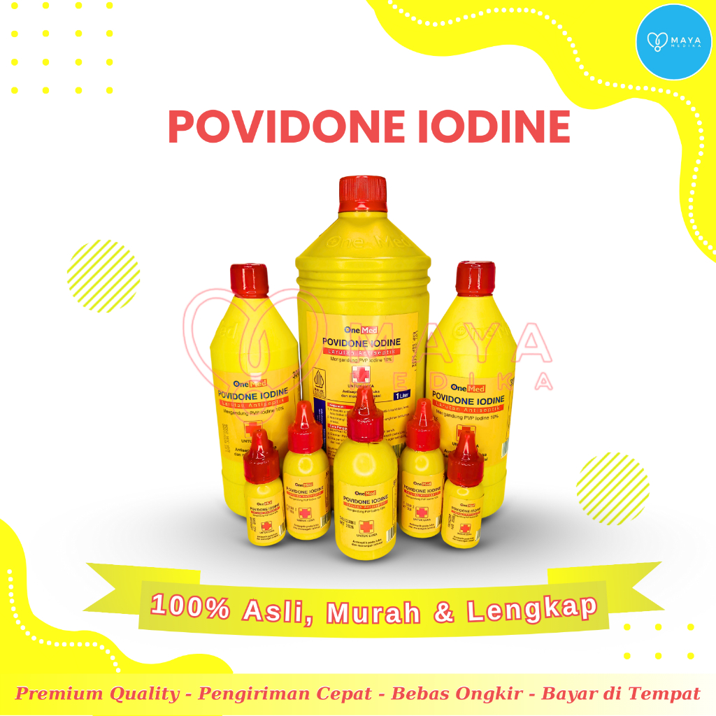 Jual Povidone Iodine 300 Cc One Med | Shopee Indonesia