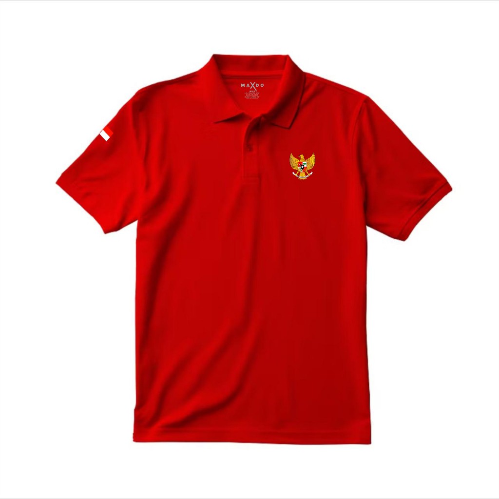 Jual MAXDO - Kaos Polo Shirt Garuda Indonesia Unisex Bahan Pique Motif ...
