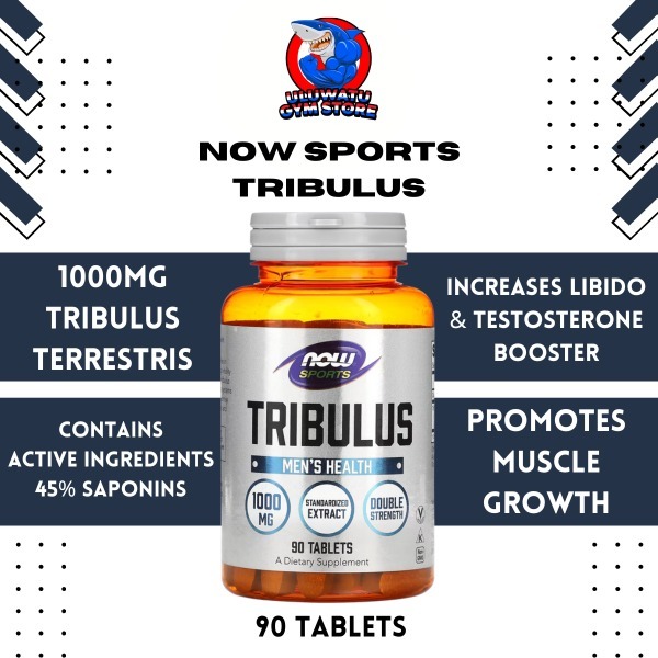 Jual (PROMO!) NOW Sports TRIBULUS 1000mg + Calcium 130mg Men's ...