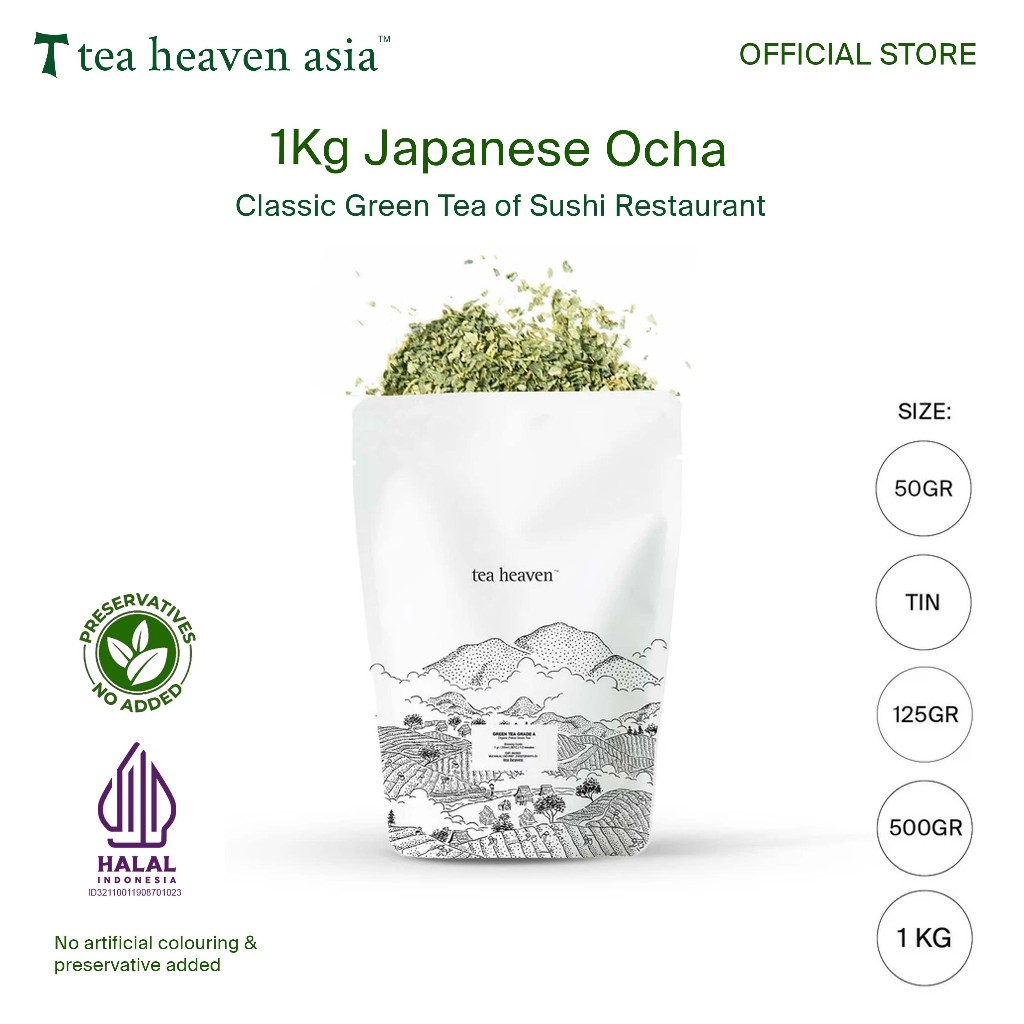 Jual Tea Heaven Ocha Japanese Green Tea Teh Hijau Jepang | Shopee Indonesia