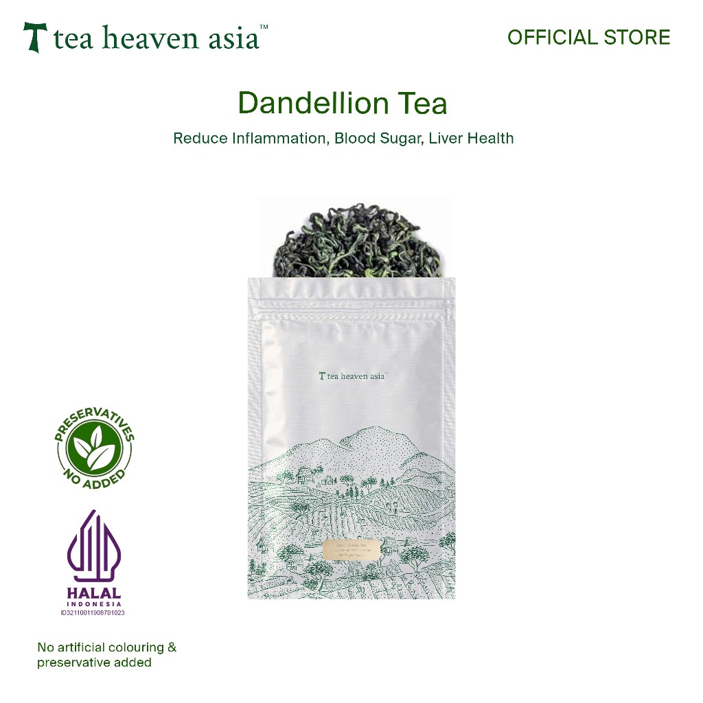Jual Tea Heaven Pure Dandelion Leaf Tea | Shopee Indonesia