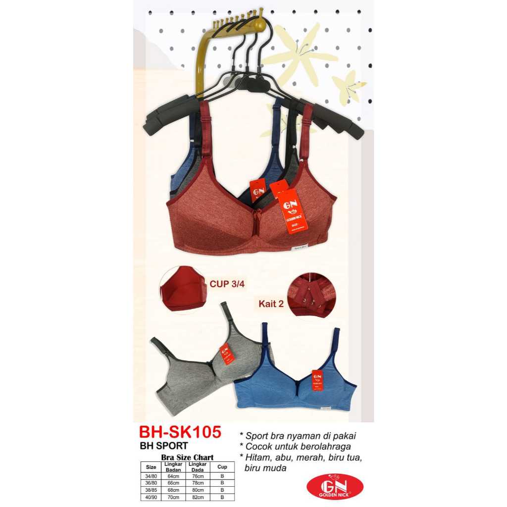 Jual Golden NICK BH-SK105 Bra Sport | Shopee Indonesia