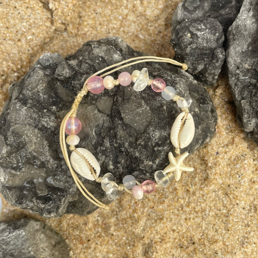 Jual Leony Beach Bracelet - Gelang Pantai Kerang Leony - Soft Color ...