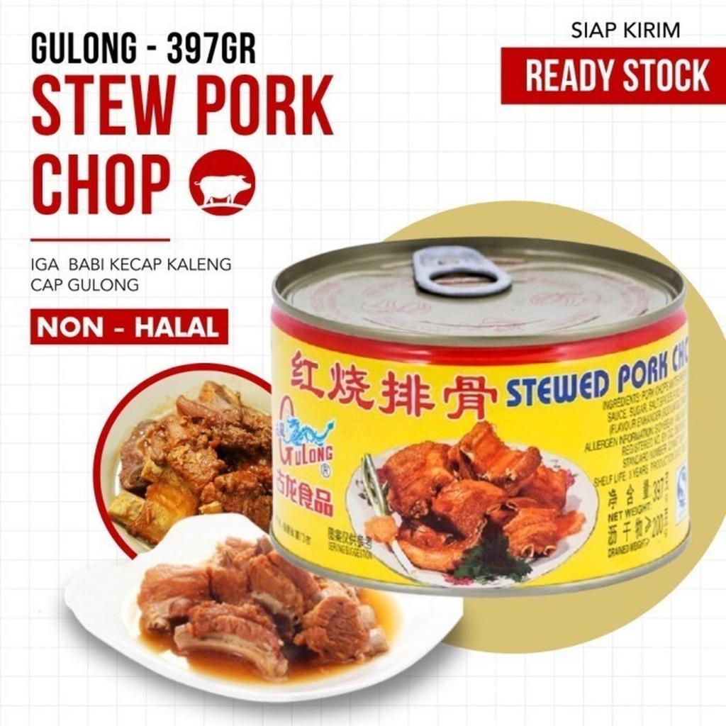 Jual Gulong Stewed Pork 256g – Daging Babi Kaleng Siobak / Samcan ...