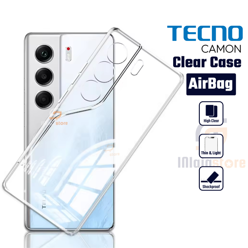 Jual Clear Case AirBag Tecno Camon 40 Casing Bening Soft Case ...