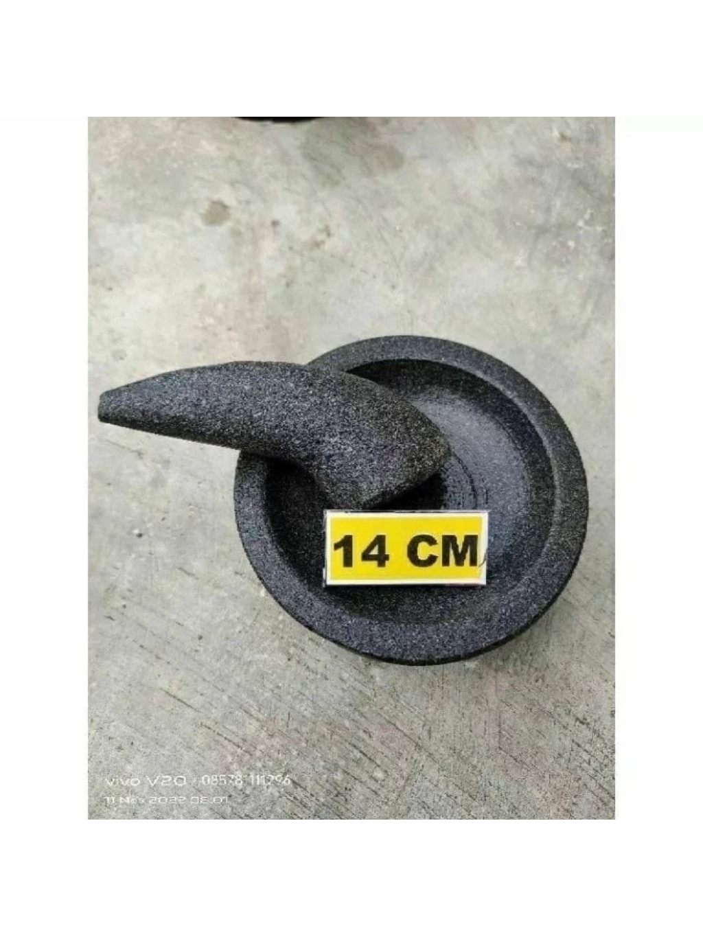 Jual 12.12 TURUN HARGA!!! COBEK Batu Asli 1Set dengan Ulekan Bahan Batu ...