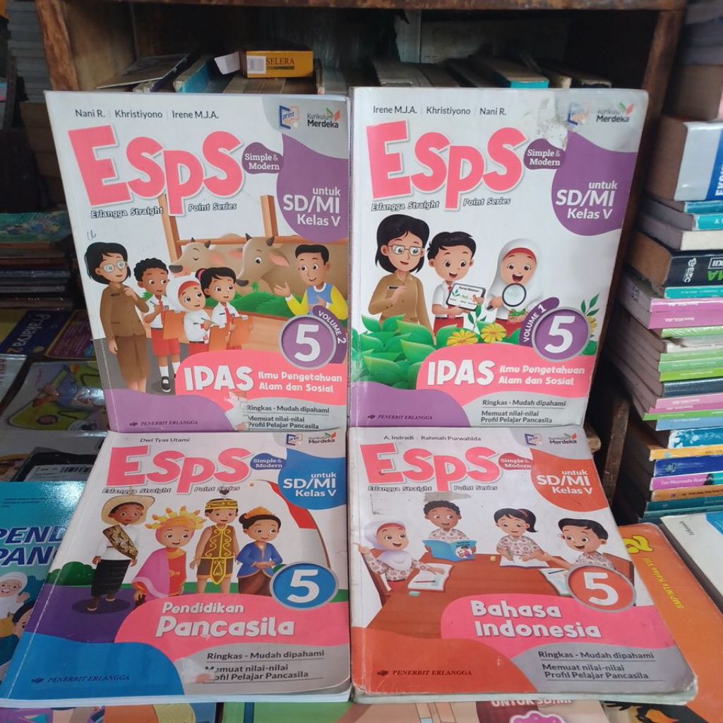 Jual ESPS IPAS Ilmu Pengetahuan Sosial Volume 1 Volume 2 Kurikulum ...