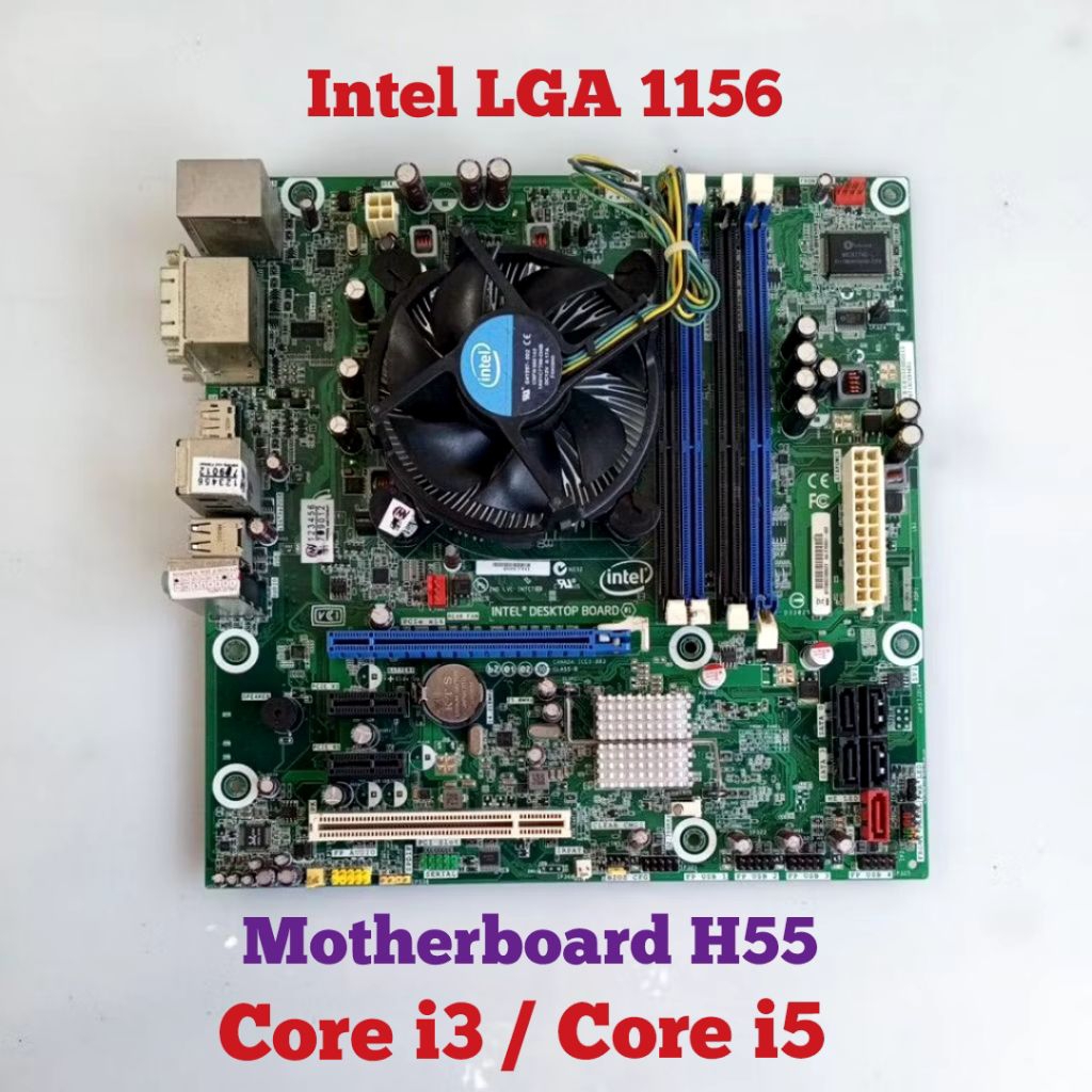 Jual Motherboard Core i3/ Core i5 Motherboard H55 soket LGA 1156 paket ...