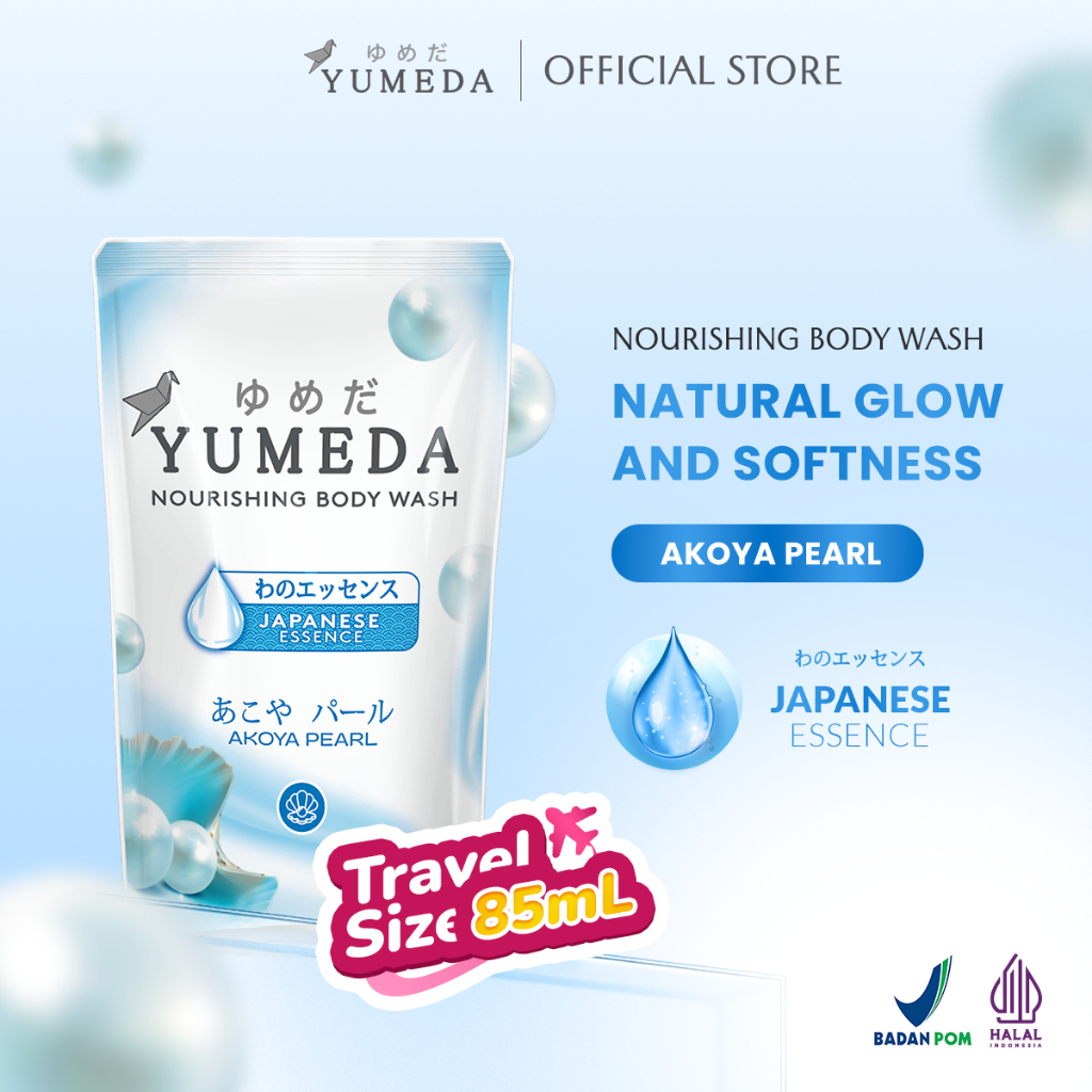Jual YUMEDA Nourishing Body Wash Akoya Pearl Sachet 85mL | Shopee Indonesia