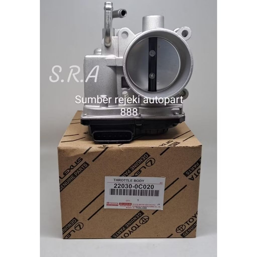 Jual throttle trotol body Fortuner bensin 22030-0C020 original | Shopee ...