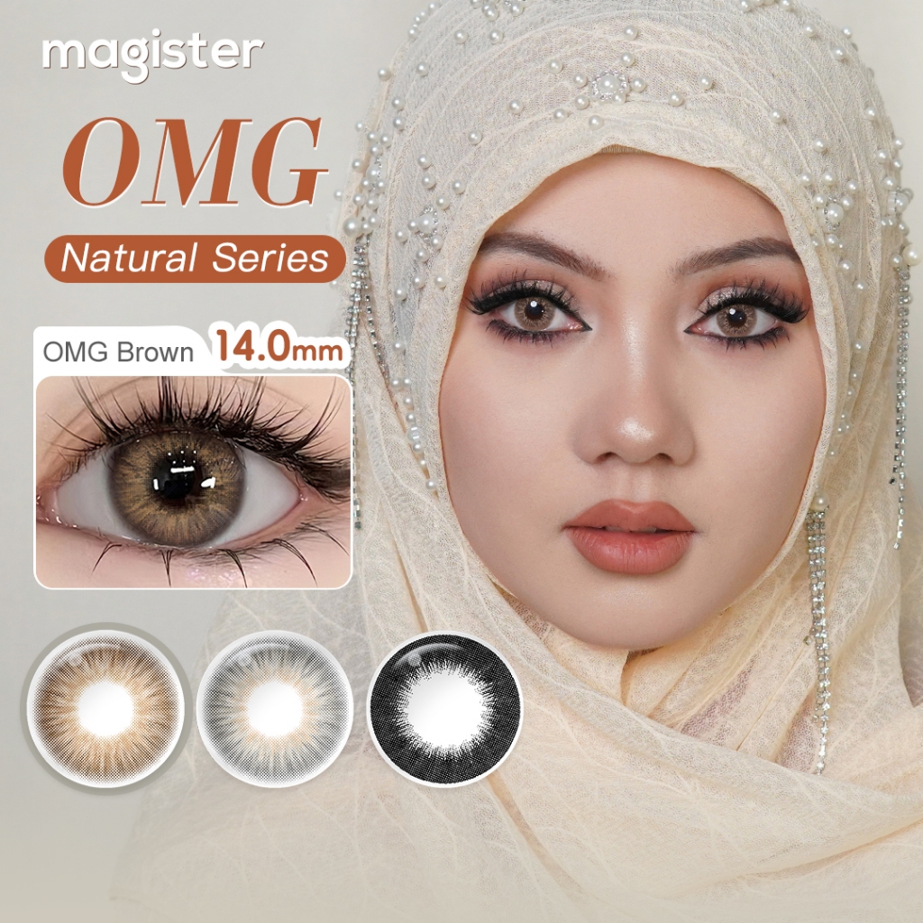 Jual [0.00~-6.00]Magister Softlens Minus OMG Sepasang Lensa Kontak Warna Diameter 14.00mm 6bulan ...