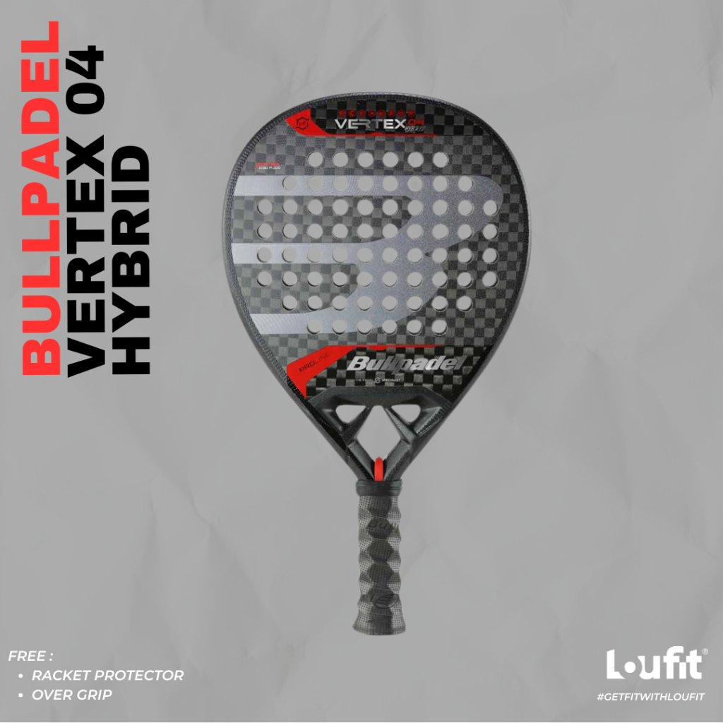 Jual BULLPADEL RACKET | PADEL VERTEX 04 HYBRID 2024 ORIGINAL | Carbon ...