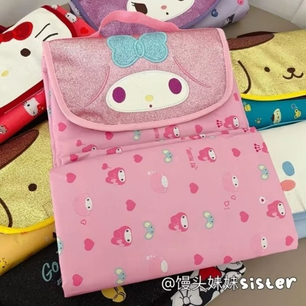 Jual Tikar Piknik Kuromi Cinnamoroll My Melody Alas Piknik Lipat Sanrio ...