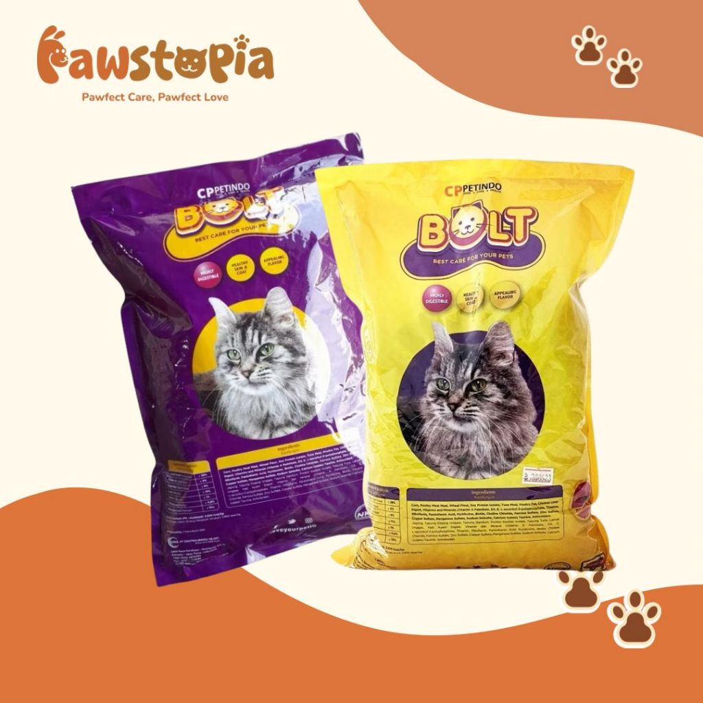 Jual Makanan Kucing Bolt - Cat Food Bolt Tuna 800gr | Shopee Indonesia