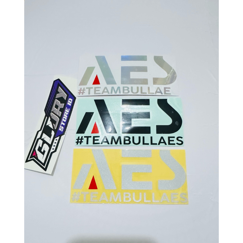 Jual STIKER AES TEAMBULLAES STICKER BILED AES | Shopee Indonesia