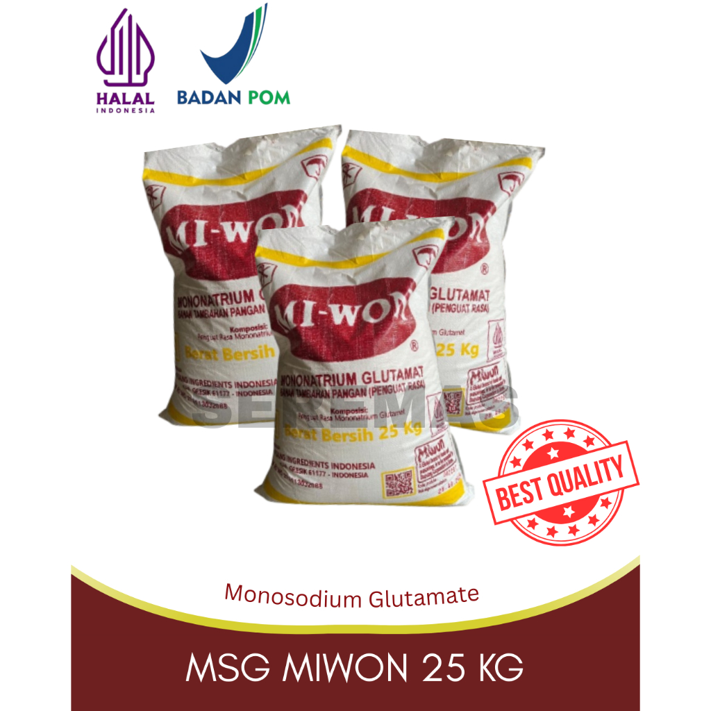 Jual MSG Micin / Vetsin / Penyedap Mi-won / Miwon 25KG karungan ...