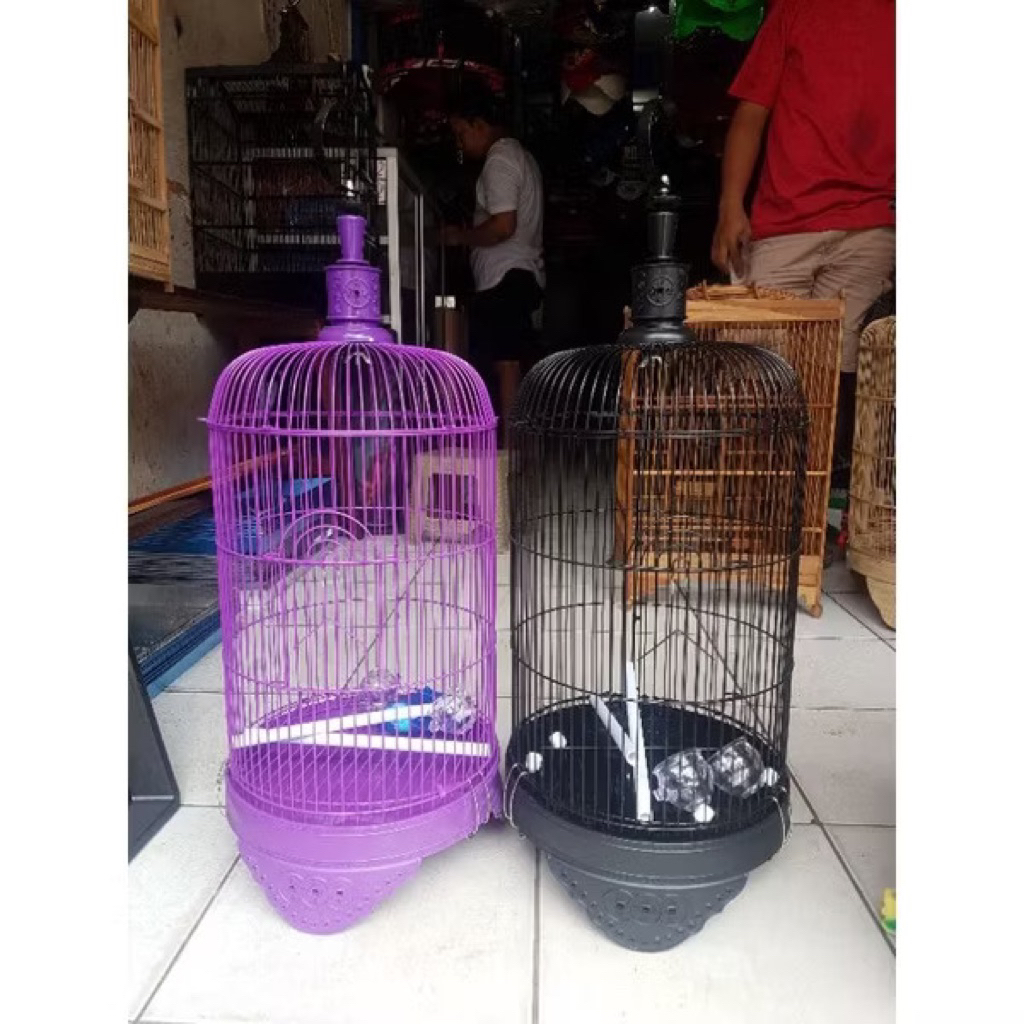 Jual KANDANG BESI PLECI MEREK panda BESI LOVEBIRD DIAMETER 26 cm ...