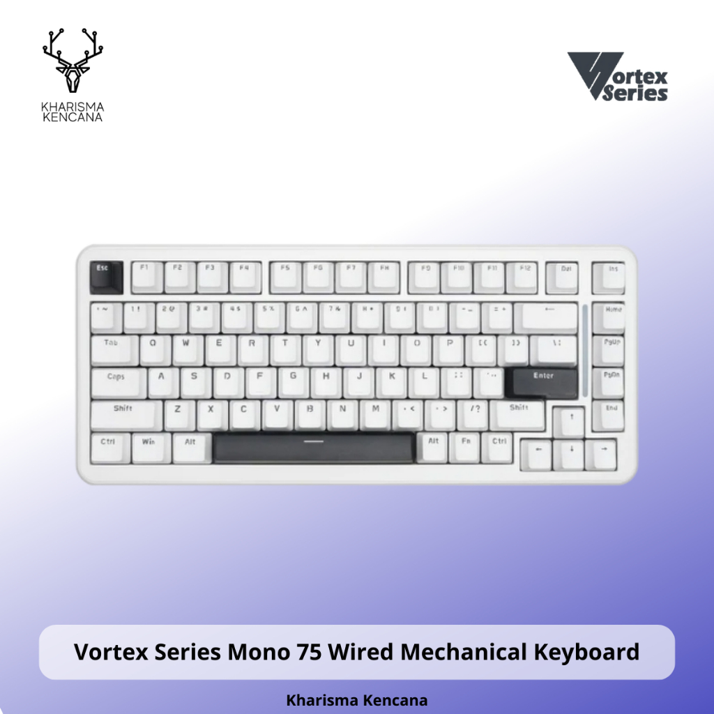 Jual Vortex Series Mono 75 Wired Mechanical Keyboard | Shopee Indonesia