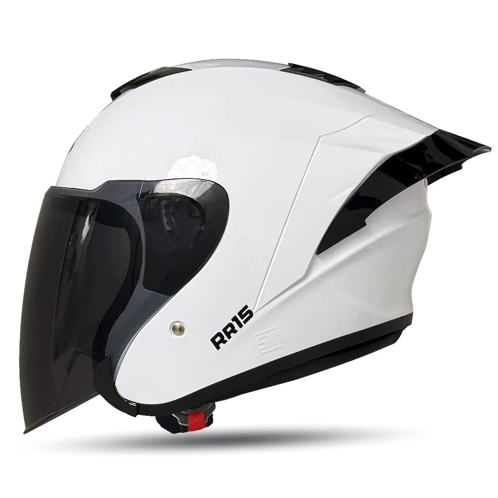 Jual Helm Half Face MLA KAIROZ 2 Solid Terbaru Free Spoiler Hitam (SNI ...