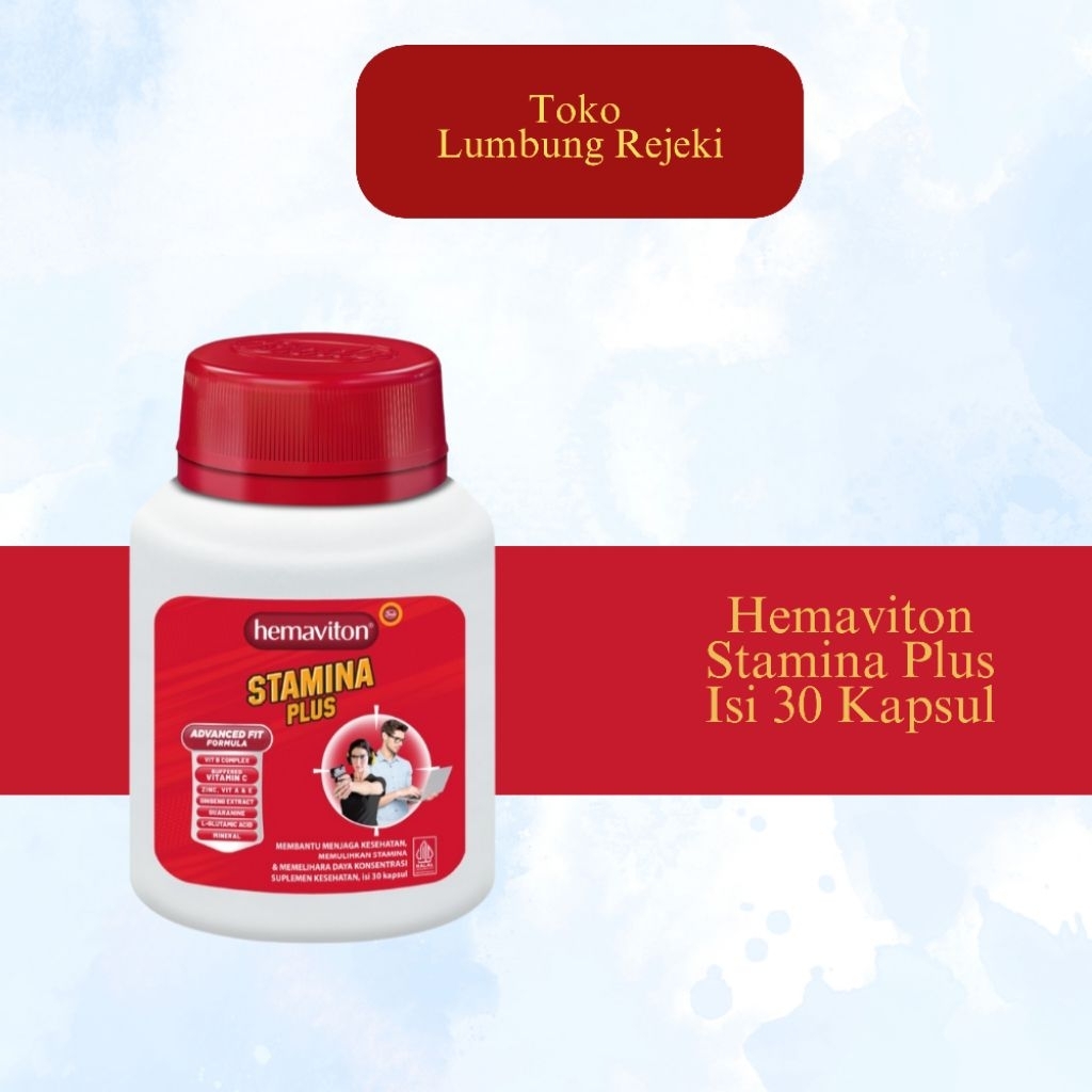 Jual Hemaviton Stamina Plus Botol Isi 30 Kapsul | Shopee Indonesia